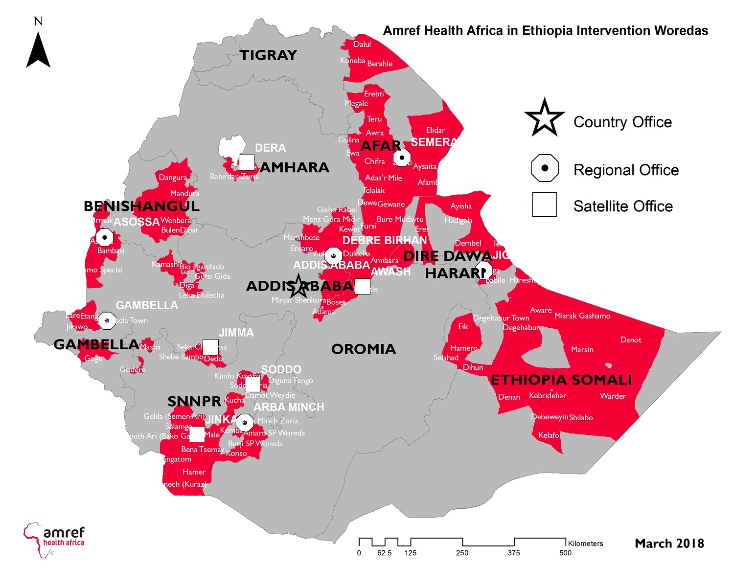 Where we work – Amref Health Africa in Ethiopia