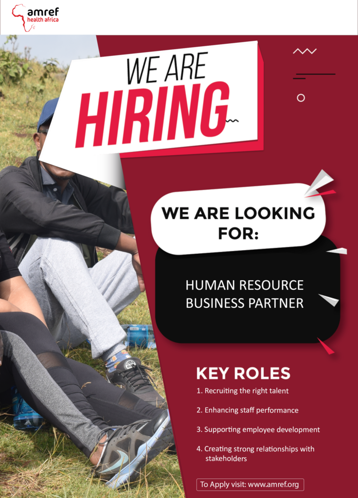 Human resource Business partner poster – Amref Health Africa